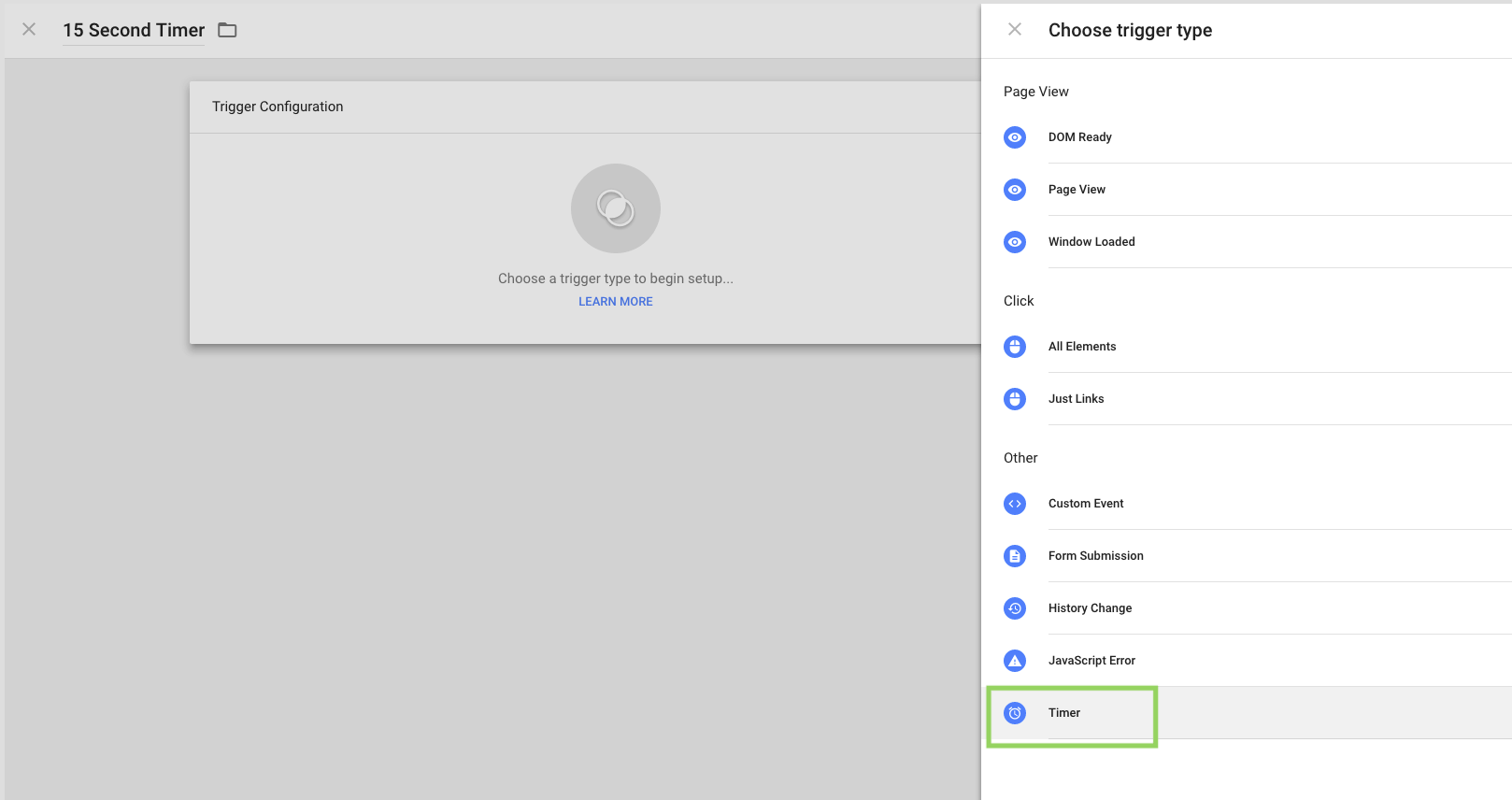 Google Timer basics: How to set up a timer in Google Tag Manager